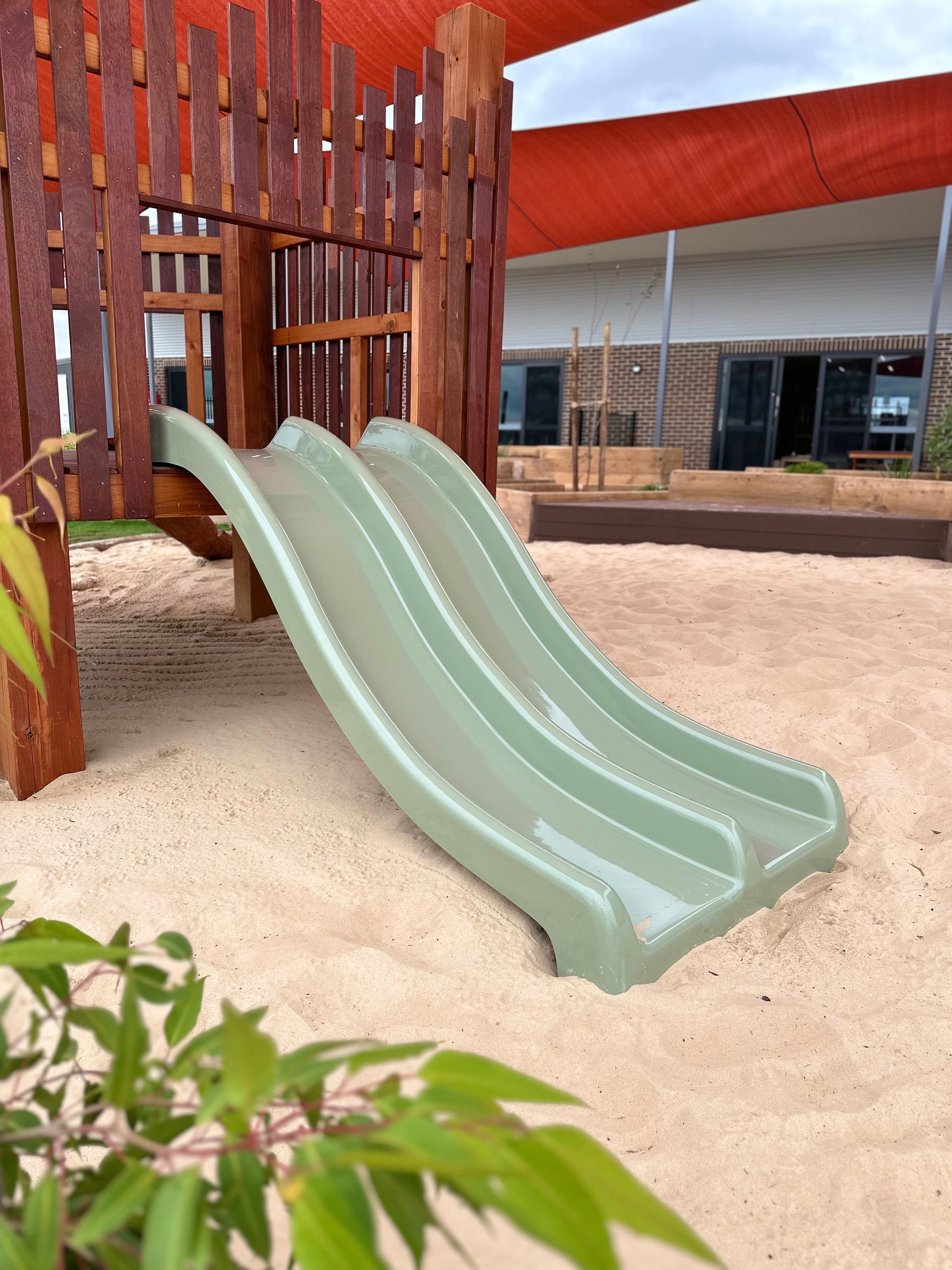 1.2m Platform Height DOUBLE Commercial Grade Fibreglass Slide ...